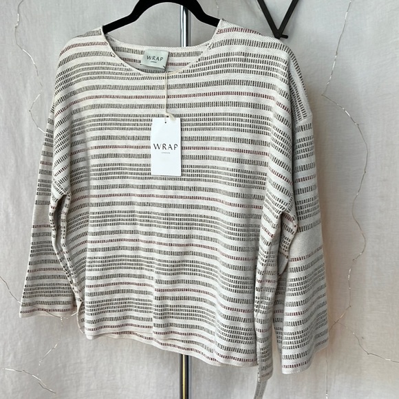 Wrap London | Sweaters | Wrap London Ecru Boxy Fit Side Slits Wide ...